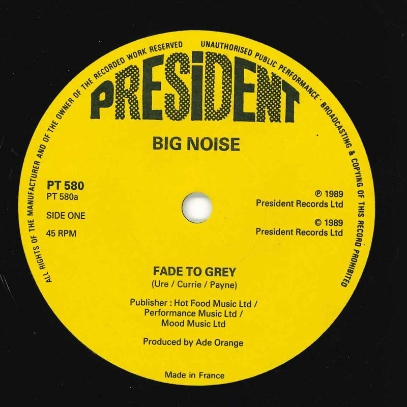 ・アーティスト Big Noise ・タイトル Fade To Grey ・レーベル・型番 President Records PT580 ・フォーマット 7" ・コンディション(盤) ほぼ新品 (M-) ・コンディション(ジャケット) ほ...