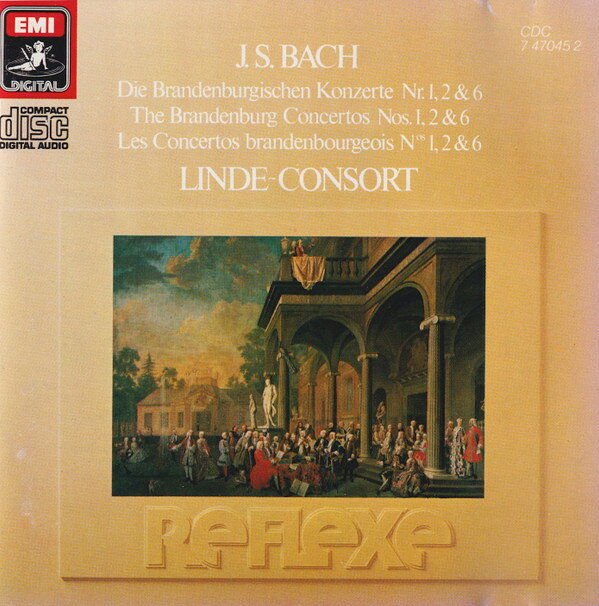 ・アーティスト Linde-Consort ・タイトル J.S. Bach - Die Brandenburgischen Konzerte Nr.1,2 & 6 ・レーベル・型番 ANGEL RECORDS DIGITAL CDC7470...