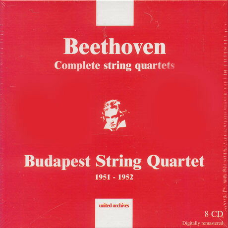 ・アーティスト Ludwig van Beethoven ? Budapest String Quartet ・タイトル Complete String Quartets ・レーベル・型番 United Archives UAR0018 ・...