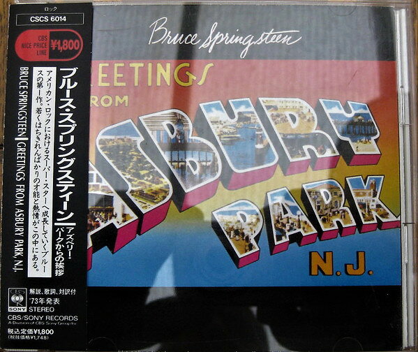 ・アーティスト Bruce Springsteen ・タイトル Greetings From Asbury Park N.J. ・レーベル・型番 CBS/Sony CSCS6014 ・フォーマット CD ・コンディション(盤) 良い (VG...