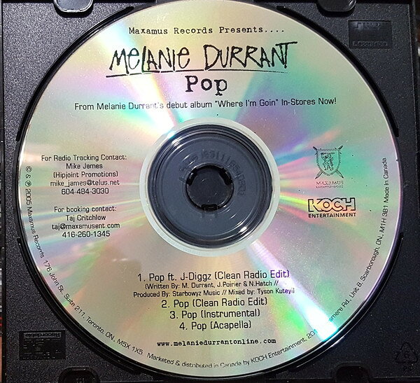 ・アーティスト Melanie Durrant ・タイトル Pop ・レーベル・型番 Maxamus NONE ・フォーマット CD ・コンディション(盤) 良い (VG+) ・コンディション(ジャケット) ・コンディション(帯) オビなし...