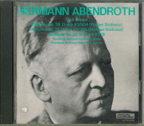 ・アーティスト Abendroth ・タイトル Mozart: Symphony No. 38.35.33 ・レーベル・型番 TOKUMA 27TC235 ・フォーマット CD ・コンディション(盤) 良い (VG+) ・コンディション(ジ...
