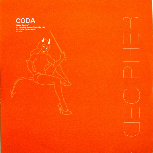 ・アーティスト Coda ・タイトル Under Control ・レーベル・型番 Decipher Recordings DCR12009 ・フォーマット 12インチレコード ・コンディション(盤) 良い (VG+) ・コンディション(ジ...