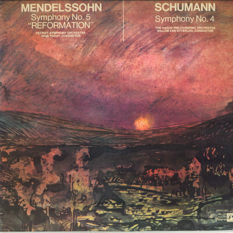・アーティスト Detroit Symphony Orchestra, Paul Paray / Residentie Orkest, Willem Van Otterloo ・タイトル Felix Mendelssohn-barthold...