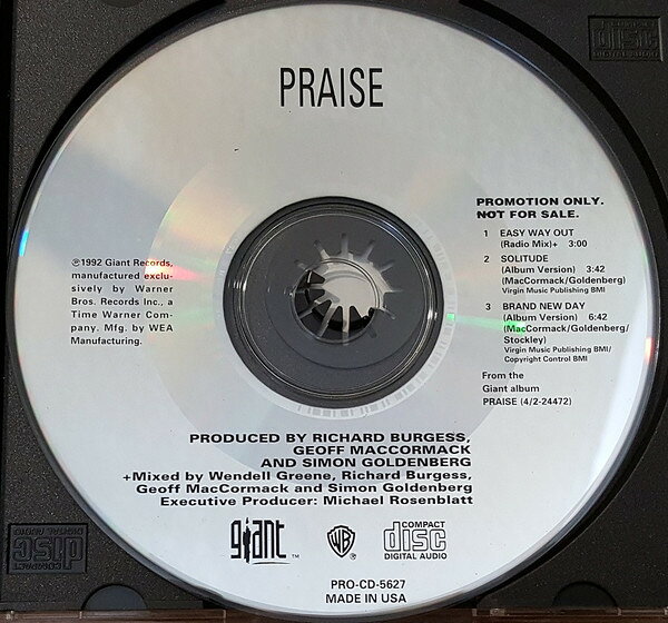 ・アーティスト Praise ・タイトル Easy Way Out / Solitude / Brand New Day ・レーベル・型番 Giant PROCD5627 ・フォーマット CD ・コンディション(盤) 良い (VG+) ・コ...