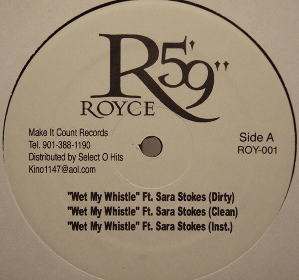 ・アーティスト Royce Da 5'9" ・タイトル Wet My Whistle / Politics ・レーベル・型番 MAKE IT COUNT RECORDS ROY001 ・フォーマット 12インチレコード ・コンディション(盤...