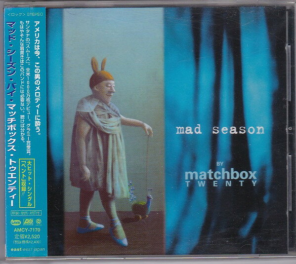・アーティスト Matchbox Twenty ・タイトル Mad Season ・レーベル・型番 ARLANTIC AMCY7170 ・フォーマット CD ・コンディション(盤) 良い (VG+) ・コンディション(ジャケット) ・コンデ...