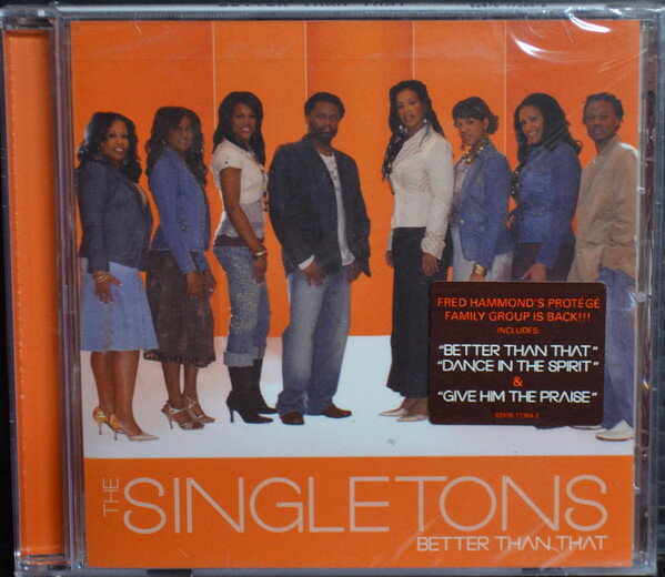 ・アーティスト Singletons ・タイトル Better Than That ・レーベル・型番 ZOMBA 773642 ・フォーマット CD ・コンディション(盤) 良い (VG+) ・コンディション(ジャケット) ・コンディション...