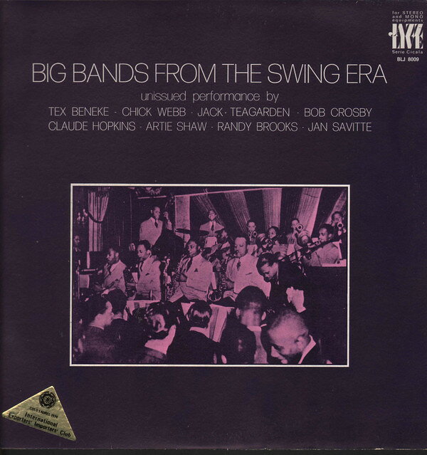 ・アーティスト Various ・タイトル Big Bands From The Swing Era ・レーベル・型番 DURIUM BLJ8009 ・フォーマット LPレコード ・コンディション(盤) 良い (VG+) ・コンディション(...