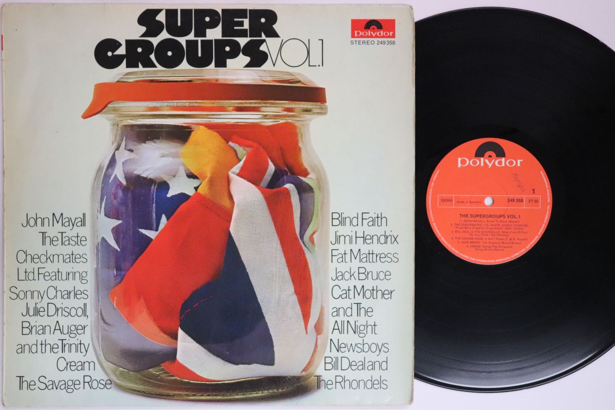 ・アーティスト Various ・タイトル Super Groups Vol.1 ・レーベル・型番 POLYDOR 249358 ・フォーマット LPレコード ・コンディション(盤) 良い (VG+) ・コンディション(ジャケット) 良い ...