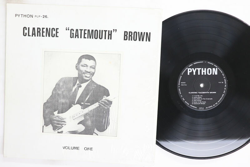 ・アーティスト Clarence Gatemouth Brown ・タイトル Volume One ・レーベル・型番 PYTHON PLP26 ・フォーマット LPレコード ・コンディション(盤) 良い (VG+) ・コンディション(ジャケ...