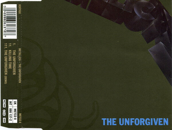 ・アーティスト Metallica ・タイトル The Unforgiven ・レーベル・型番 Vertigo METCD8 ・フォーマット CD ・コンディション(盤) 良い (VG+) ・コンディション(ジャケット) ・コンディション(...