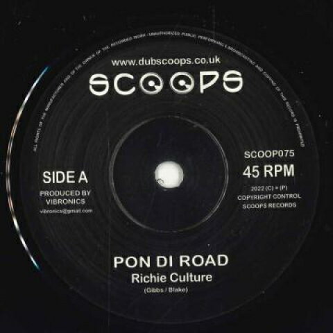 ・アーティスト Richie Culture ・タイトル Pon Di Road / Version ・レーベル・型番 Scoops UK SCOOP075 ・フォーマット 7インチレコード ・コンディション(盤) 新品 (M) ・コンディ...