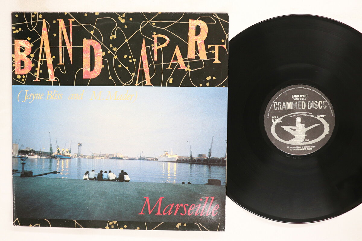 ・アーティスト Band Apart ・タイトル Marseille ・レーベル・型番 CRAMMED DISCS CRAM022 ・フォーマット LPレコード ・コンディション(盤) 良い (VG+) ・コンディション(ジャケット) 良い...