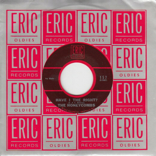 ・アーティスト Honeycombs ・タイトル Have I The Right? / I Can't Stop Now ・レーベル・型番 Eric Records 157 ・フォーマット 7インチレコード ・コンディション(盤) 良い ...