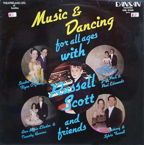 ・アーティスト Russell Scott ・タイトル Music & Dancing For All Ages ・レーベル・型番 Dansan Records DS036 ・フォーマット LPレコード ・コンディション(盤) 新品 (M)...