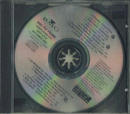 ・アーティスト Various ・タイトル Sony Bmg Dance Compilation #149 ・レーベル・型番 Sony BMG Music Inc KCDP52226PROMO ・フォーマット CD ・コンディション(盤) ...