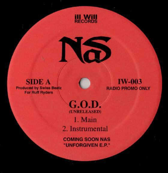 ・アーティスト Nas ・タイトル G.O.D. / The Cross ・レーベル・型番 Ill Will Records IW003 ・フォーマット 12インチレコード ・コンディション(盤) 良い (VG+) ・コンディション(ジャケ...