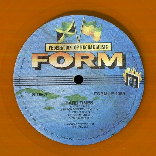 ・アーティスト Pablo Gad ・タイトル Hard Times ・レーベル・型番 FORM FORMLP1099 ・フォーマット LPレコード ・コンディション(盤) 良い (VG+) ・コンディション(ジャケット) 良い (VG+)...