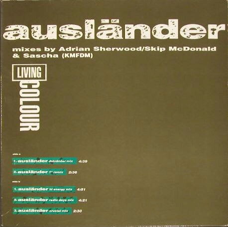・アーティスト Living Colour ・タイトル Ausl?nder ・レーベル・型番 Epic 6591736 ・フォーマット 12インチレコード ・コンディション(盤) 良い (VG+) ・コンディション(ジャケット) 可 (VG...