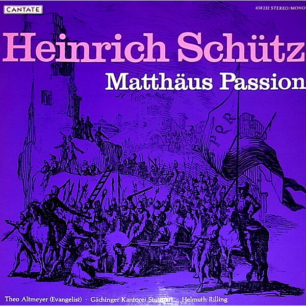 ・アーティスト Heinrich Sch?tz - Helmuth Rilling - G?chinger Kantorei Stuttgart - Theo Altmeyer ・タイトル Matth?us Passion ・レーベル・型番...
