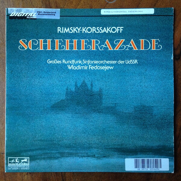 ・アーティスト Nikolai Rimsky-Korsakov - Vladimir Fedoseyev - Большой Симфонический Оркестр Всесоюзного Радио ・タイトル Scheherazad...