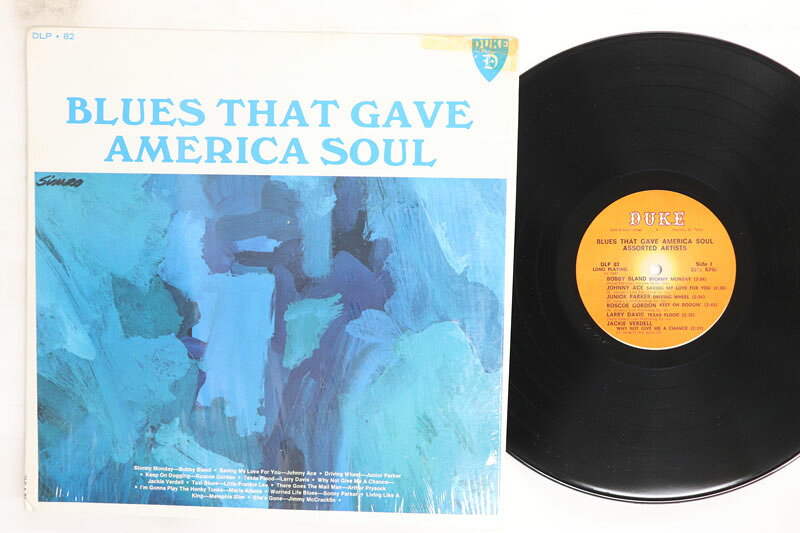 ・アーティスト Various ・タイトル Blues That Gave America Soul ・レーベル・型番 DUKE DLP82 ・フォーマット LPレコード ・コンディション(盤) 良い (VG+) ・コンディション(ジャケッ...