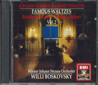 ・アーティスト Boskovsky ・タイトル Waltzes By Johann & Josef Strauss ・レーベル・型番 EMI RECORDS 724382607526 ・フォーマット CD ・コンディション(盤) 良い (V...