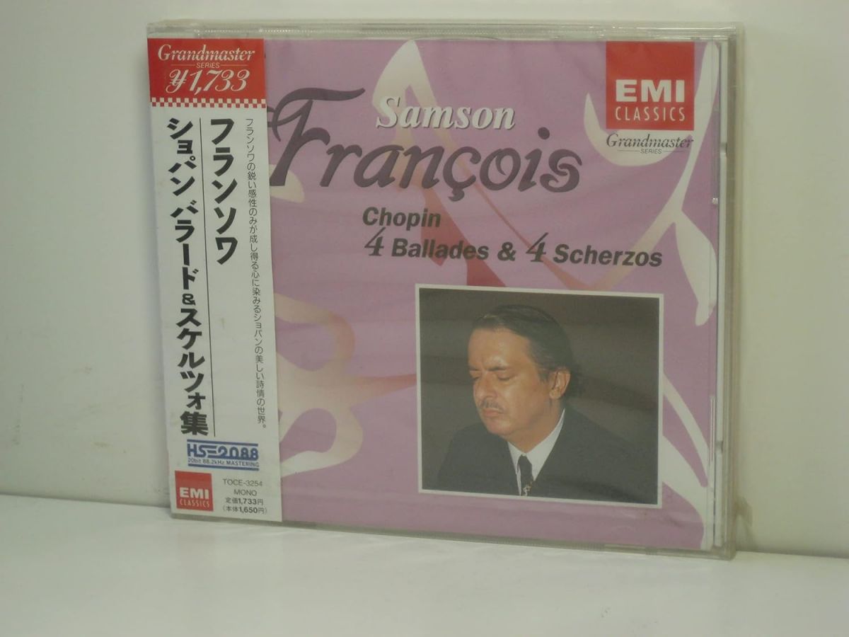 ・アーティスト フランソワ(サンソン); ショパン ・タイトル ショパン:バラード&スケルツォ集 ・レーベル・型番 ・フォーマット CD ・コンディション(盤) 良い (VG+) ・コンディション(ジャケット) ・コンディション(帯) オビ...