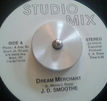 ・アーティスト J.D. Smoothe ・タイトル Dream Merchant ・レーベル・型番 Studio Mix U47014 ・フォーマット 7インチレコード ・コンディション(盤) 良い (VG+) ・コンディション(ジャケッ...