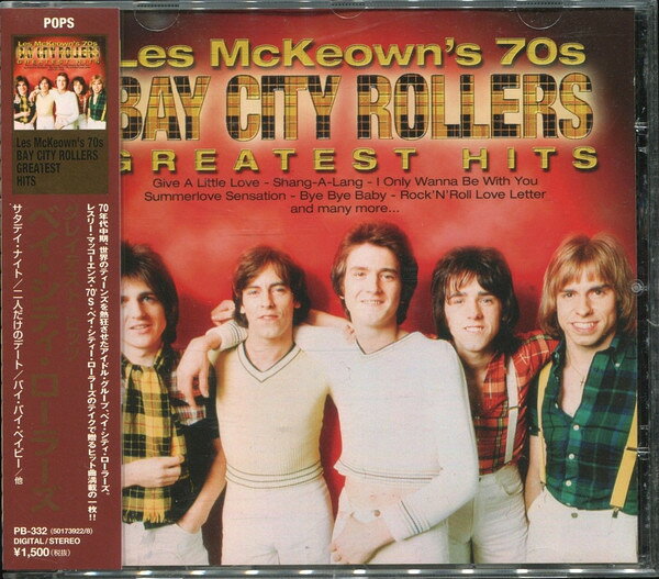 ・アーティスト Les McKeown's 70's Bay City Rollers ・タイトル Greatest Hits ・レーベル・型番 Elap PB332,50173922 ・フォーマット CD ・コンディション(盤) 良い (...