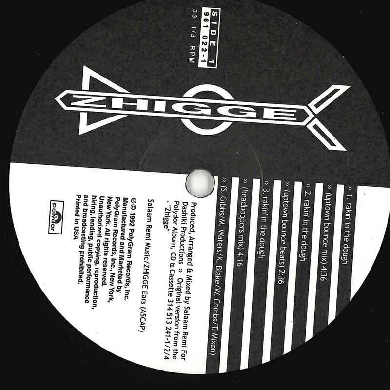・アーティスト Zhigge ・タイトル Zhigge ・レーベル・型番 POLYDOR 9610221 ・フォーマット 12インチレコード ・コンディション(盤) 良い (VG+) ・コンディション(ジャケット) カバーなし ・コンディシ...