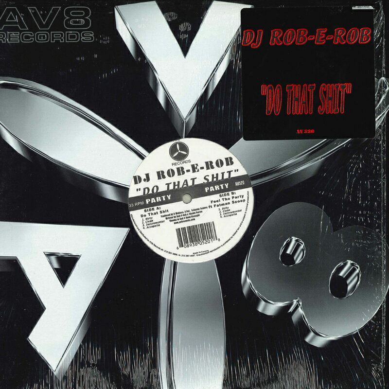 ・アーティスト Dj Rob-e-rob ・タイトル Do That Shit ・レーベル・型番 AV8 AV520 ・フォーマット 12インチレコード ・コンディション(盤) 可 (VG) ・コンディション(ジャケット) 良い (VG+)...