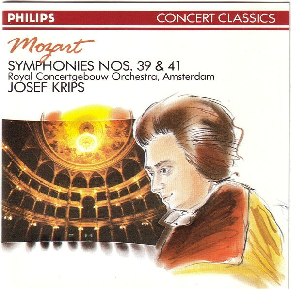 ・アーティスト Wolfgang Amadeus Mozart / Concertgebouworkest / Josef Krips ・タイトル Symphonies Nos. 39 & 41 ・レーベル・型番 Philips 42297...