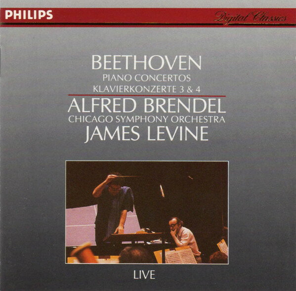 ・アーティスト Ludwig van Beethoven, Alfred Brendel, The Chicago Symphony Orchestra, James Levine ・タイトル Piano Concertos Nos. 3 ...