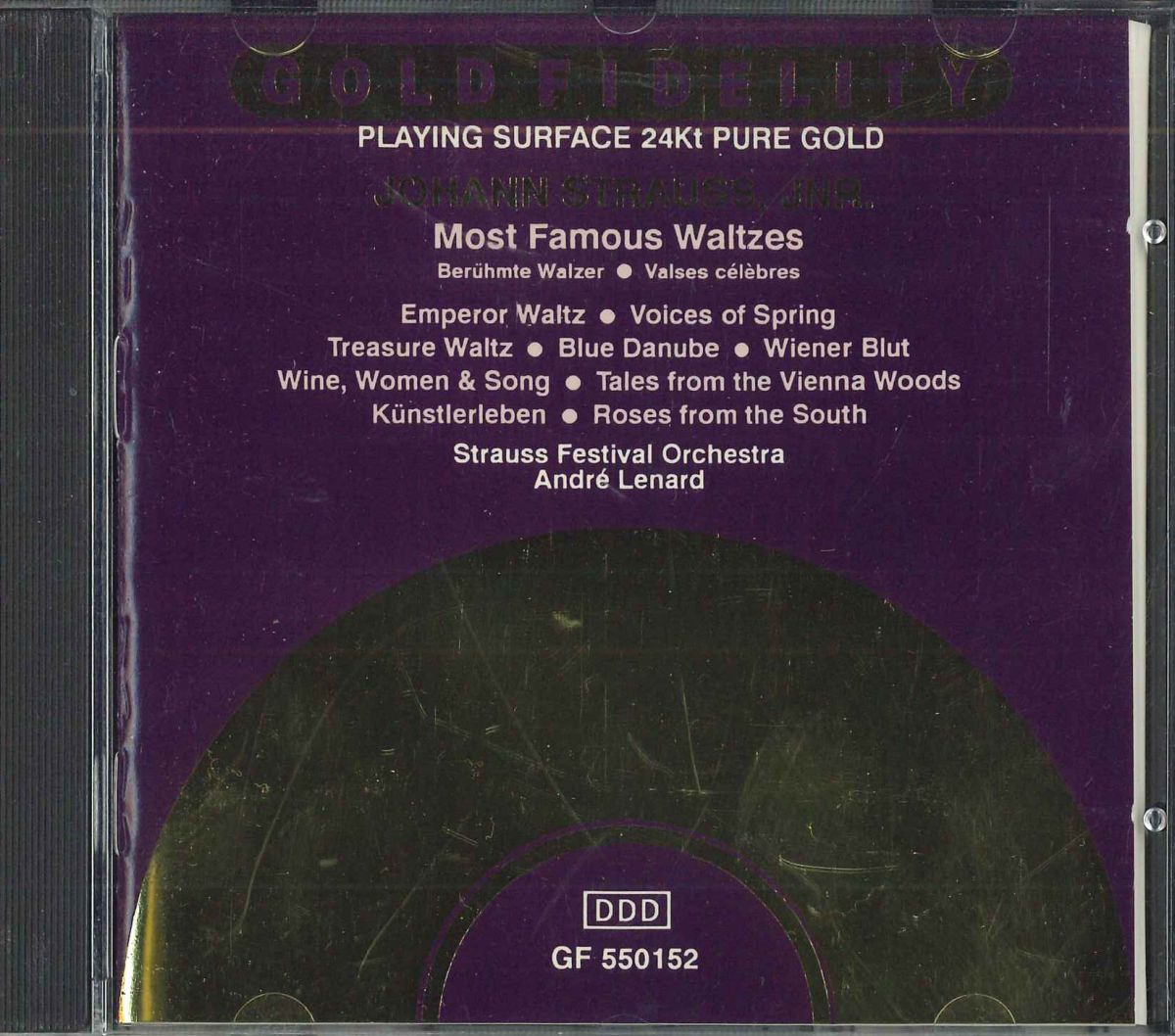 ・アーティスト Andre Lenard ・タイトル Starauss , Most Famous Waltzes ・レーベル・型番 ・フォーマット CD ・コンディション(盤) 非常に良い(EX) ・コンディション(ジャケット) 良い (...