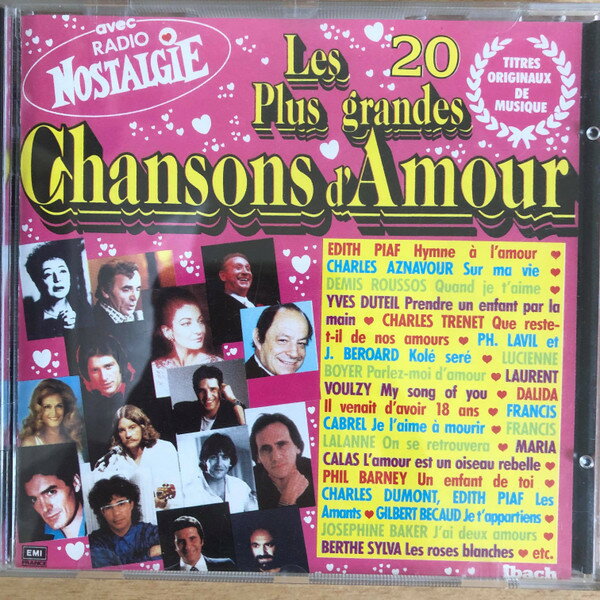 ・アーティスト Various ・タイトル Les Plus Grandes Chansons D'amour ・レーベル・型番 Ibach, EMI Path? Marconi 7910762 ・フォーマット CD ・コンディション(盤)...