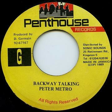 ・アーティスト Peter Metro ・タイトル Backway Talking ・レーベル・型番 Penthouse Records PH44 ・フォーマット 7インチレコード ・コンディション(盤) 良い (VG+) ・コンディション...
