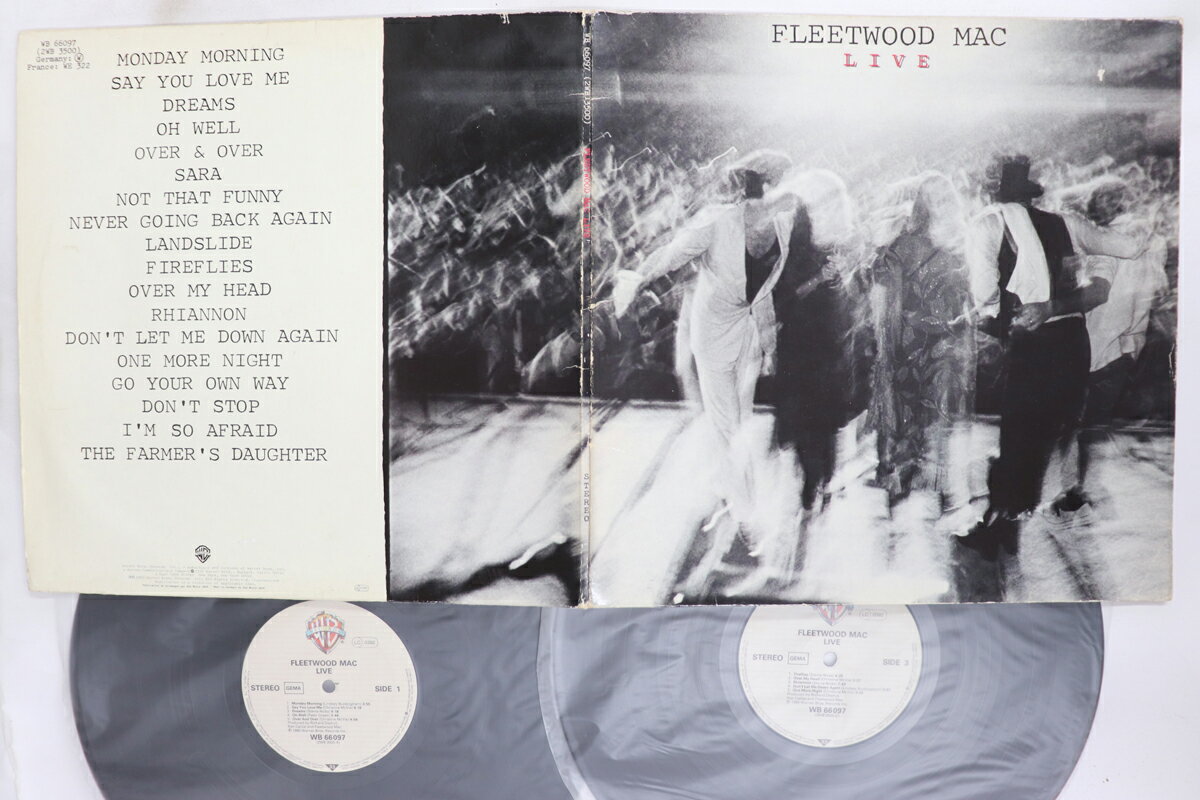 ・アーティスト Fleetwood Mac ・タイトル Fleetwood Mac Live ・レーベル・型番 WARNER BROS WB66097 ・フォーマット LPレコード ・コンディション(盤) 良い (VG+) ・コンディション...