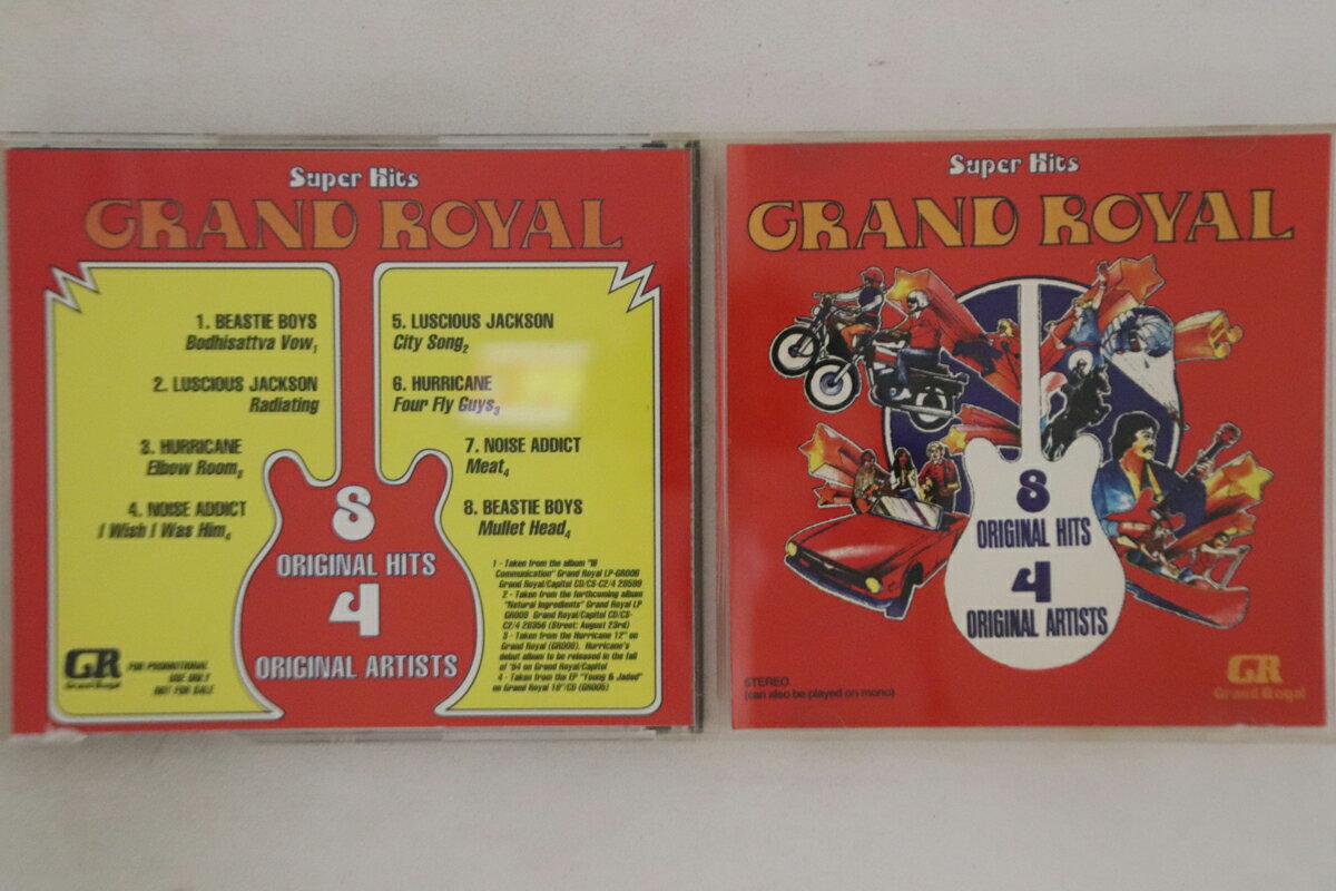 ・アーティスト Various ・タイトル Super Hits ・レーベル・型番 GRAND ROYAL THC197DZ ・フォーマット CD ・コンディション(盤) 良い (VG+) ・コンディション(ジャケット) 良い (VG+) ...