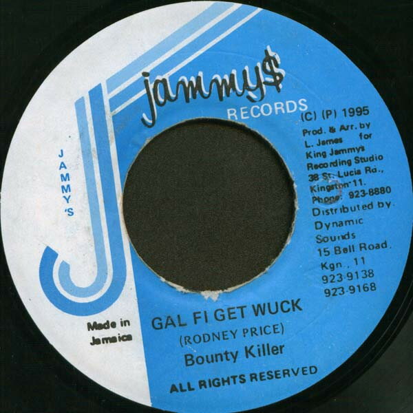 ・アーティスト Bounty Killer ・タイトル Gal Fi Get Wuck ・レーベル・型番 Jammy's Records NONE ・フォーマット 7インチレコード ・コンディション(盤) 良い (VG+) ・コンディション...