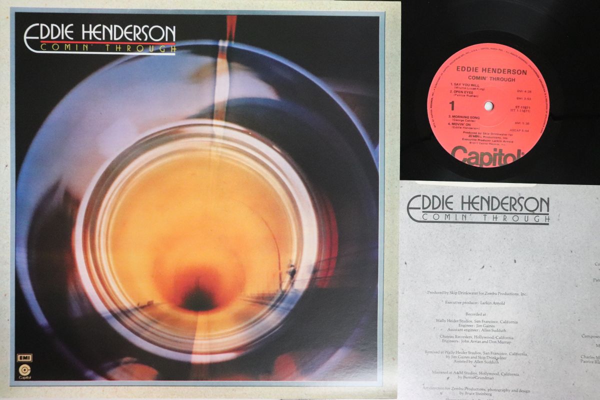 ・アーティスト Eddie Henderson ・タイトル Comin' Through (180g) ・レーベル・型番 CAPITOL ST11671 ・フォーマット LPレコード ・コンディション(盤) 非常に良い(EX) ・コンディシ...