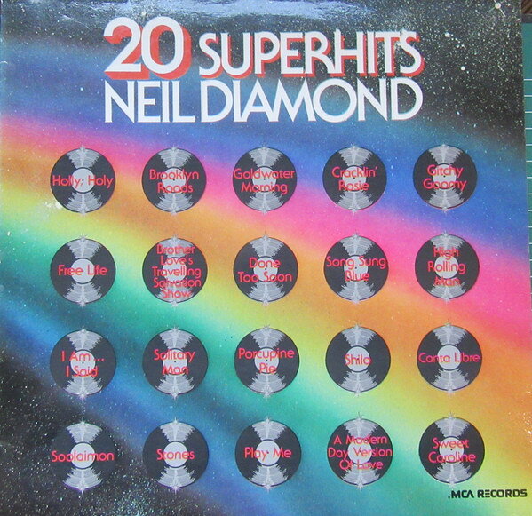 ・アーティスト Neil Diamond ・タイトル 20 Super Hits ・レーベル・型番 MCA Records 622133 ・フォーマット LPレコード ・コンディション(盤) 良い (VG+) ・コンディション(ジャケット)...