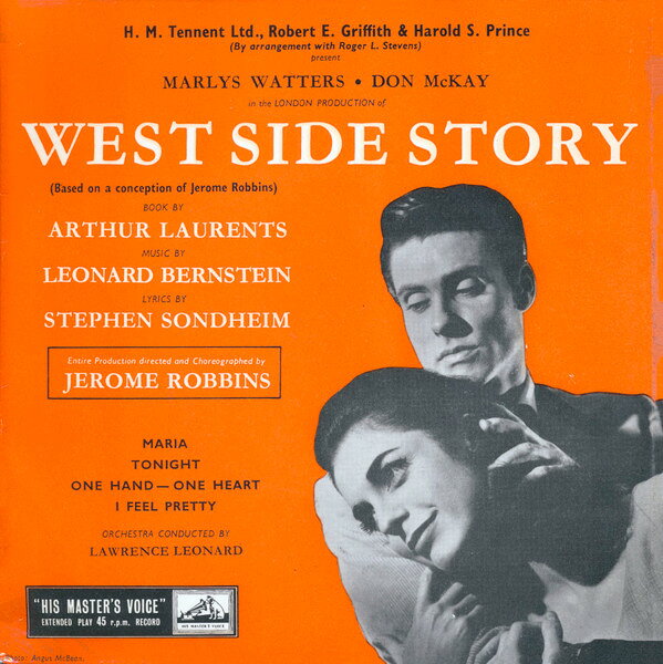 ・アーティスト Don McKay / Marlys Watters ・タイトル West Side Story ・レーベル・型番 His Master's Voice 7EG8429 ・フォーマット 7インチレコード ・コンディション(盤...