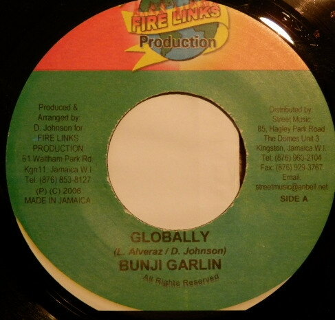 ・アーティスト Bunji Garlin ・タイトル Globally ・レーベル・型番 Fire Links Production NOEN ・フォーマット 7インチレコード ・コンディション(盤) 良い (VG+) ・コンディション(ジ...