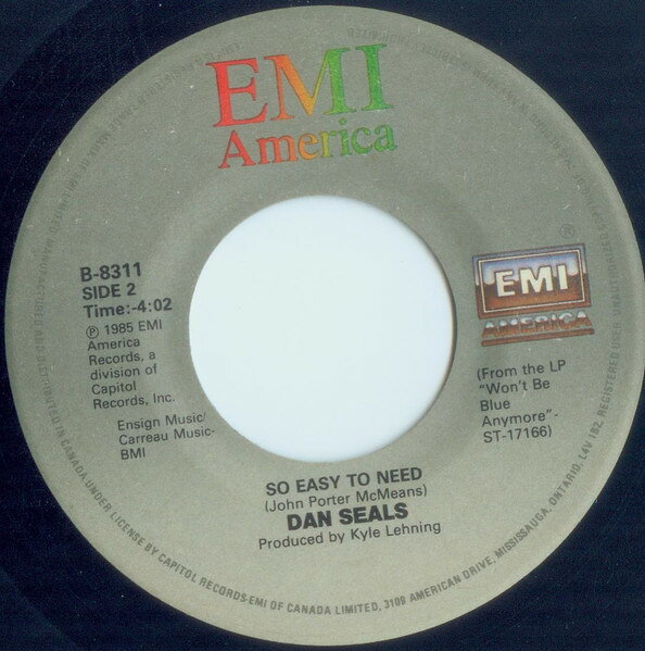 ・アーティスト Dan Seals ・タイトル Everything That Glitters (Is Not Gold) ・レーベル・型番 EMI AMERICA B8311 ・フォーマット 7インチレコード ・コンディション(盤) 良...