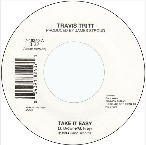 ・アーティスト Travis Tritt ・タイトル Take It Easy ・レーベル・型番 Giant Records 718240 ・フォーマット 7インチレコード ・コンディション(盤) 良い (VG+) ・コンディション(ジャケ...