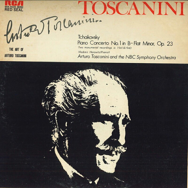 ・アーティスト Vladimir Horowitz, Arturo Toscanini, Nbc Symphony Orchestra ・タイトル チャイコフスキー : ピアノ協奏曲第1番 ・レーベル・型番 RCA RED SEAL SRA...