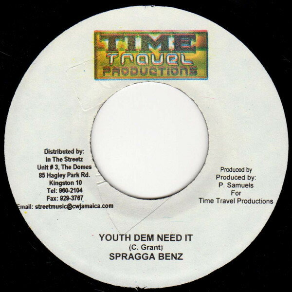 ・アーティスト Spragga Benz / Ras Petah ・タイトル Youth Dem Need It / Bun Dem Now ・レーベル・型番 Time Travel Productions NONE ・フォーマット 7イン...