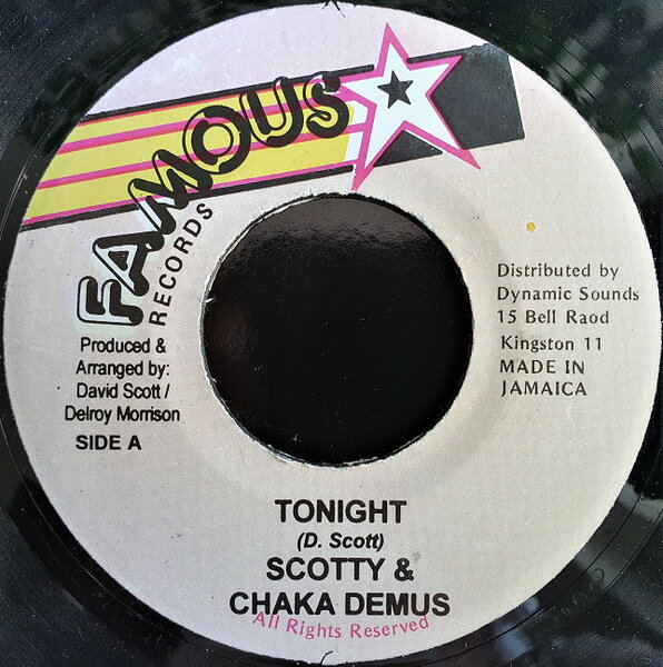 ・アーティスト Scotty & Chaka Demus ・タイトル Tonight ・レーベル・型番 Fameous NONE ・フォーマット 7インチレコード ・コンディション(盤) 良い (VG+) ・コンディション(ジャケット) ・...